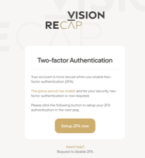 How Do I Set Up My 2 Factor Authentication?/ Mobile Experience – Vision ...